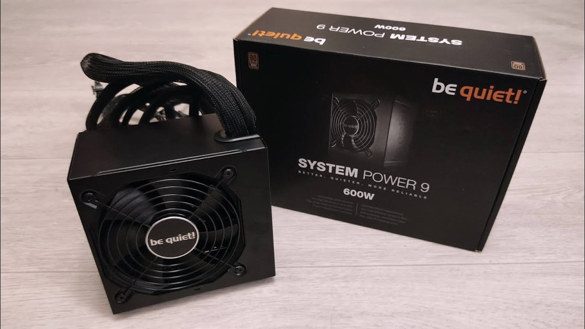 Купили брату БП be quiet! ⚠ SYSTEM POWER 9 600W! Крутая штука