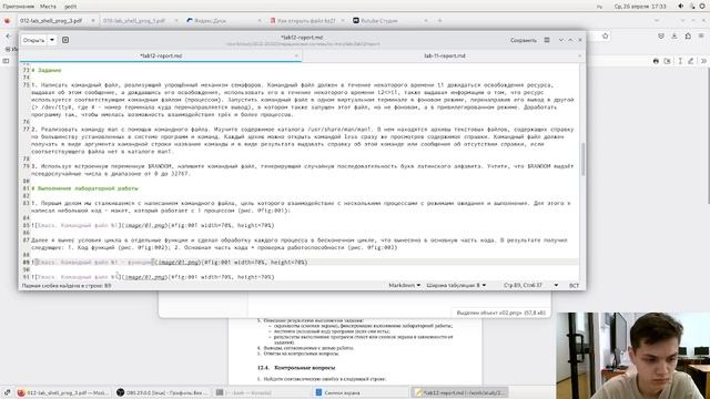 Выполнение отчета по лабораторной работе №12