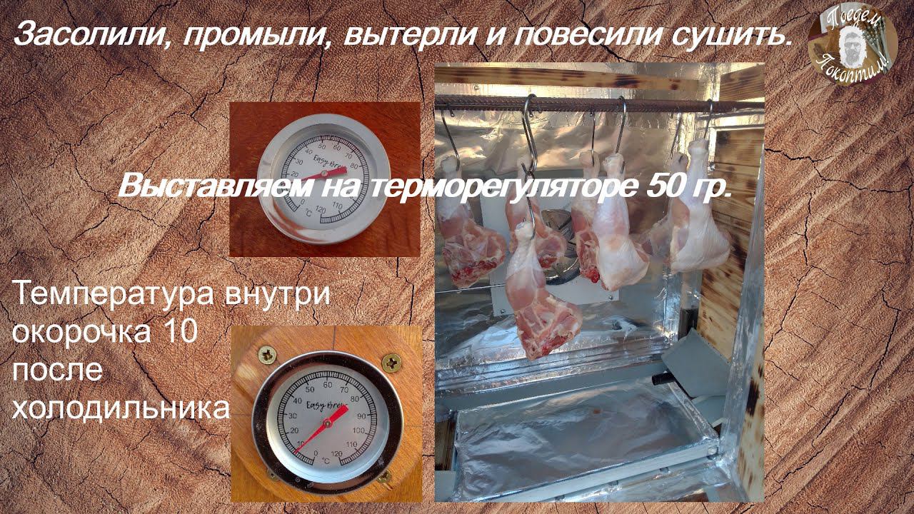 Копчение окорочков