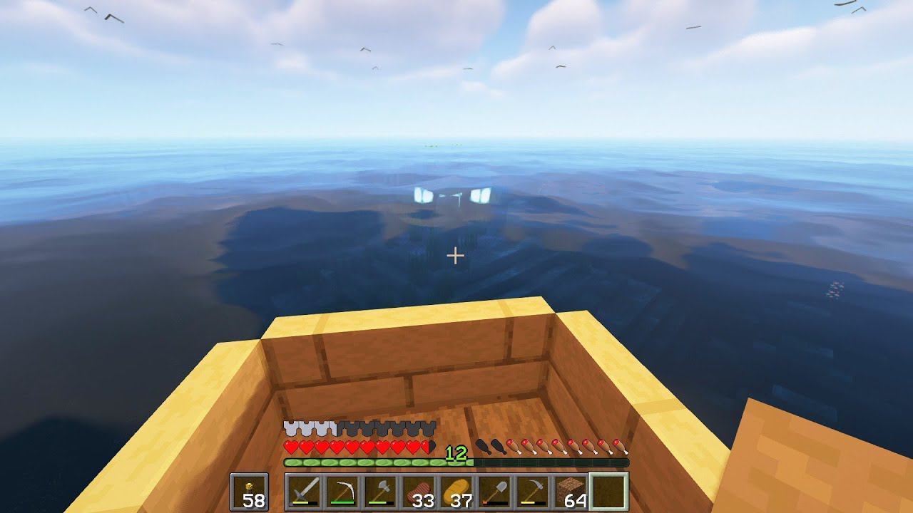 Minecraft №5 Мои морские приключения! Море супер! ▰ Даня PRO ▰ Майнкрафт ▰ Выживание на русском!