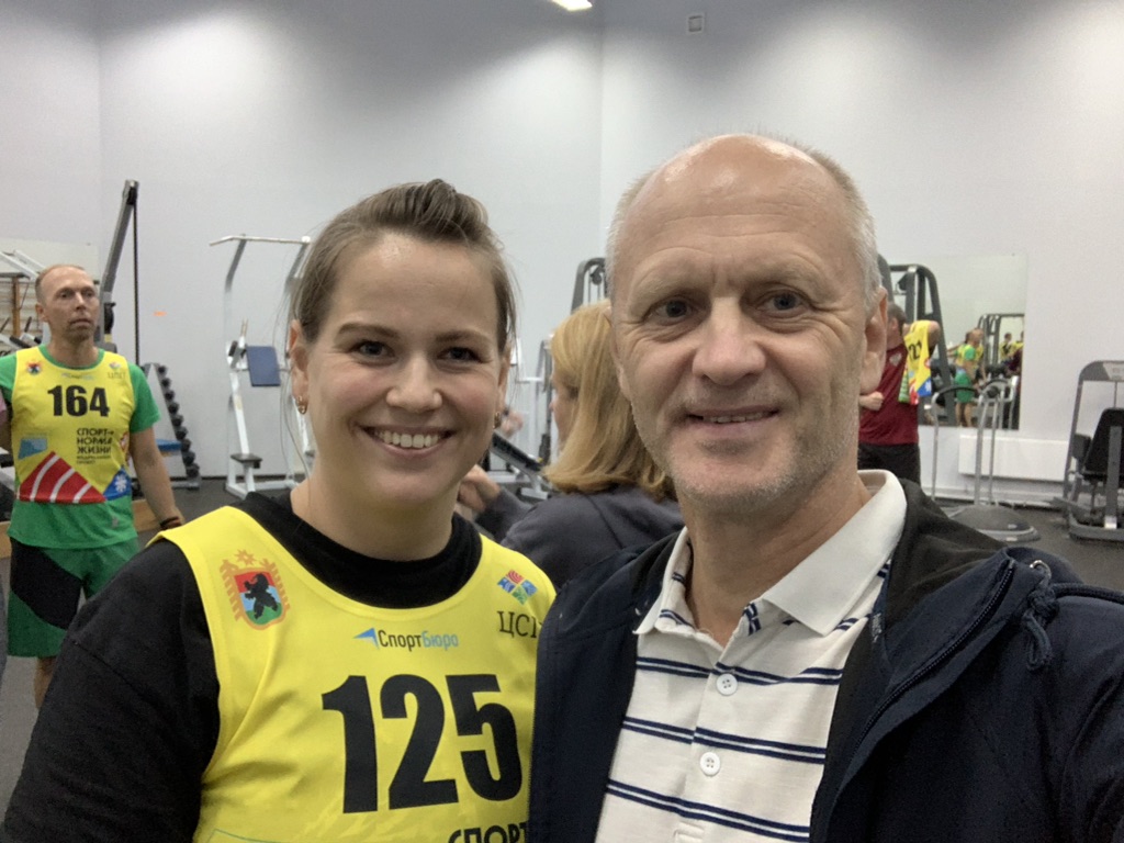 Тренировка Майи по гиревому спорту в спортивном клубе Лидер. Петрозаводск