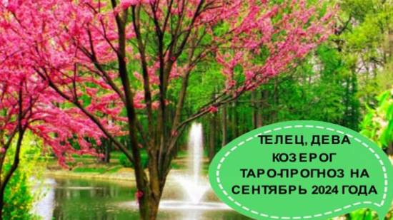 ТЕЛЕЦ, ДЕВА, КОЗЕРОГ ТАРО-ПРОГНОЗ НА СЕНТЯБРЬ 2024 ГОДА