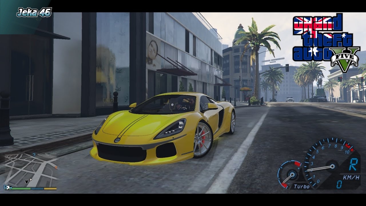 GTA V ATS GT Звук двигателя ATS