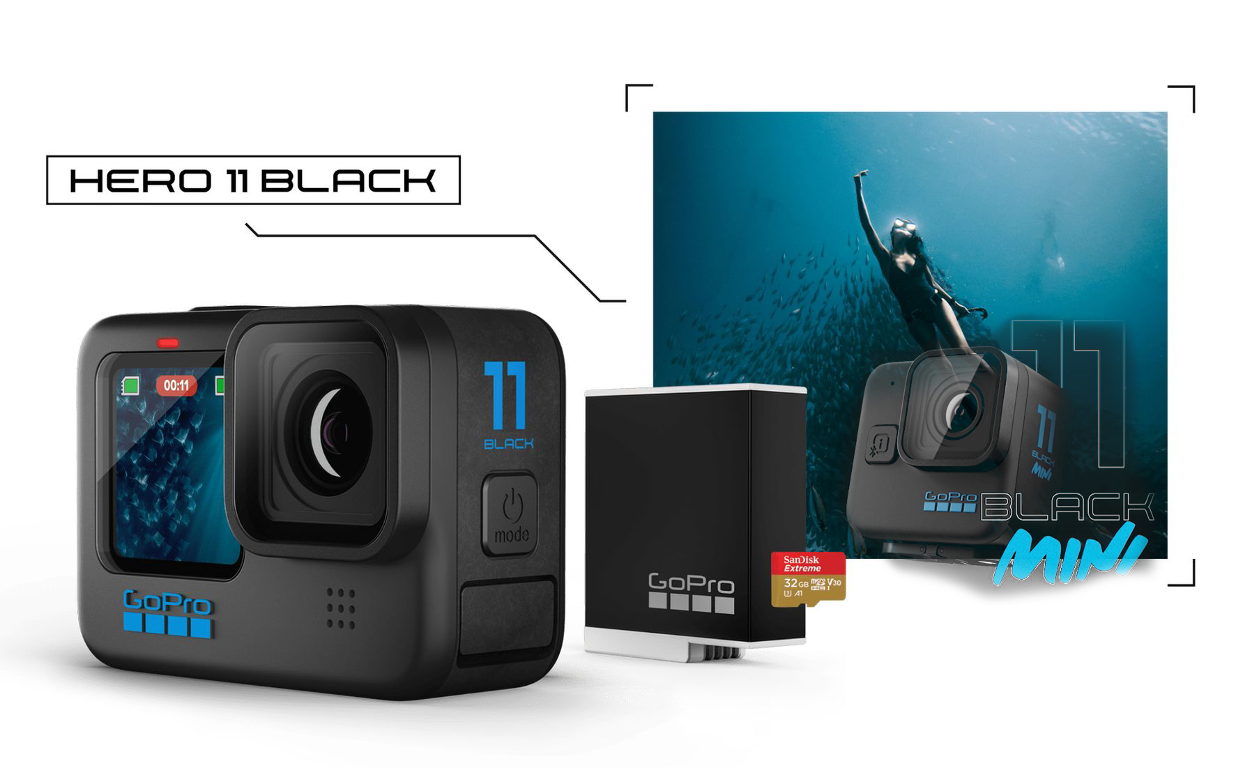 GOPRO HERO11 BLACK & HERO11 BLACK MINI