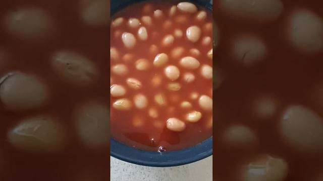 Собрала фасоль