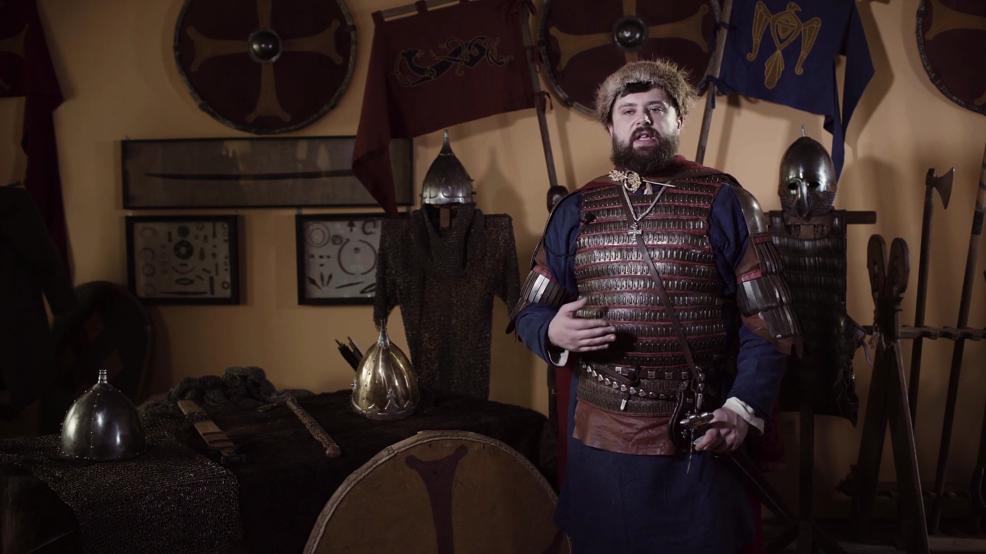 Амуниция дружинника в Древней Руси 9-11 веков.mp4