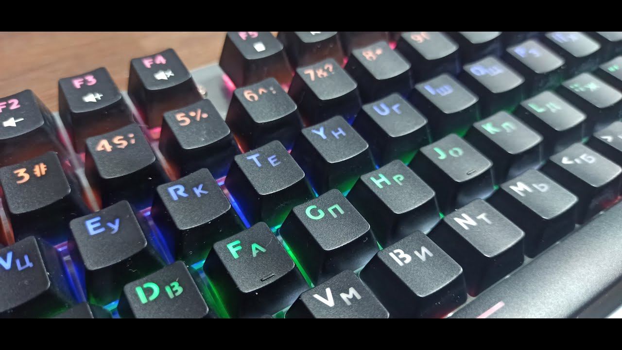 Обзор механической клавиатуры Oklick 970G Dark Knight