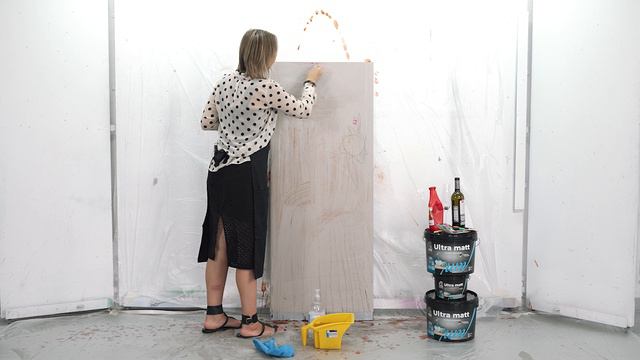 Арина Курочкина тестирует краску düfa HOME ULTRA MATT: испытание кетчупом, рисунками и вином! (dufa)