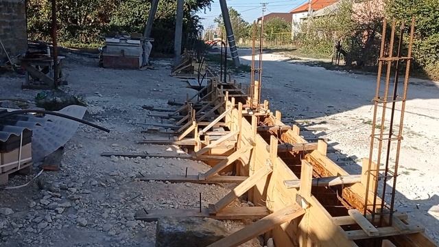 Фундамент под забор Ак-Мечеть