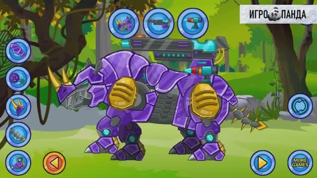 Зоопарк Робот Носорог.