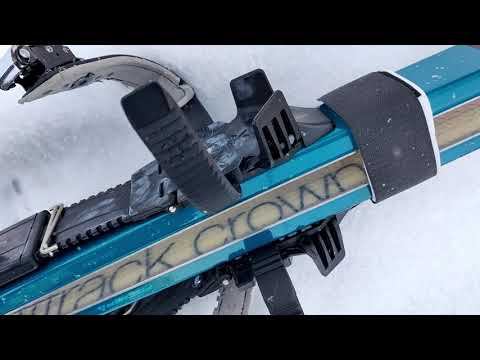 Парафиним новые туристические лыжи Fischer Traverse 78 crown skin, сравниваем со старыми горными.