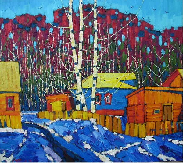 Художник владимирской пейзажной школы живописи Ким Николаевич Бритов (1925 - 2010)