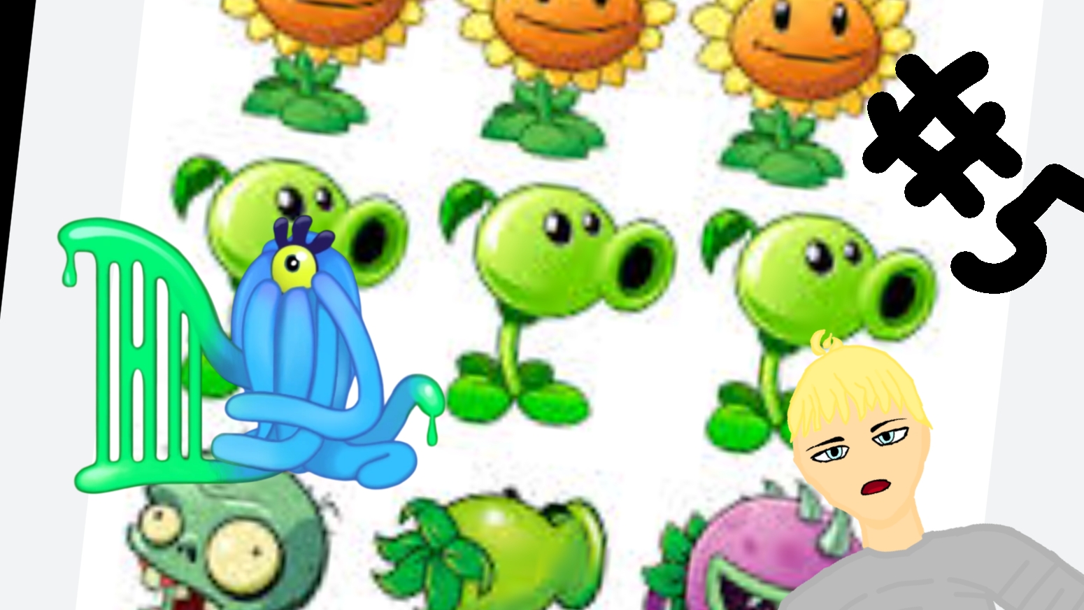 одни грибы |Plants vs zombies |#5