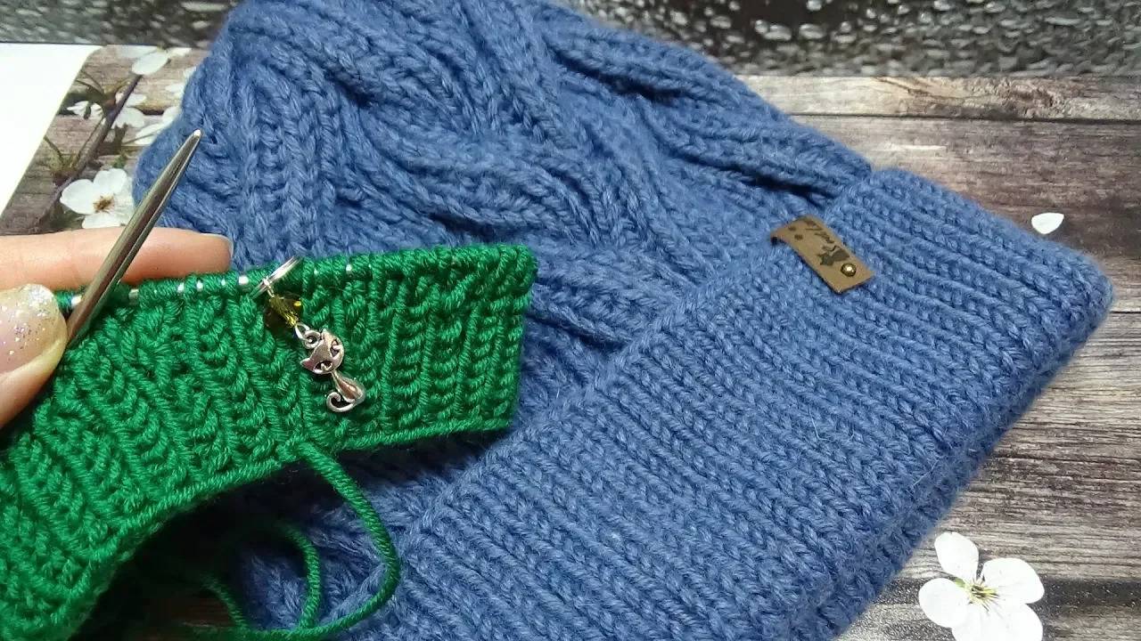 Как сделать прибавки в резинке 1*1/Мой способ