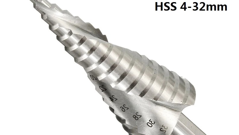 ✅Ступенчатое сверло, Xcan, Спираль, 