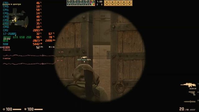 Counter-Strike_ Global Offensive i7 2600S RAM 8GB DDR3 ZOTAC GTX 650 2GB HIGH GRAPHICS