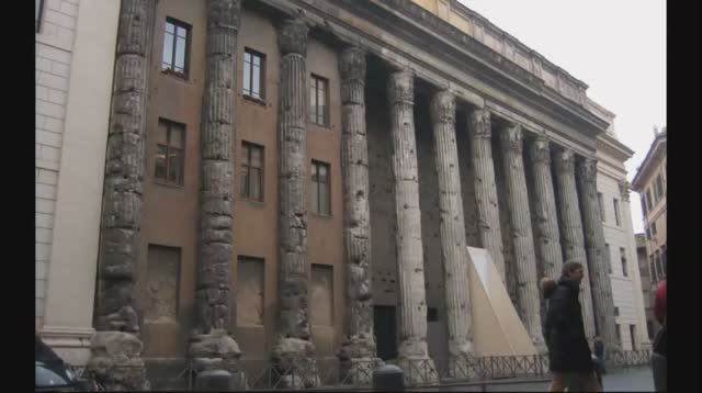 Римская Биржа в фильме Антониони "Затмение"