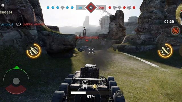 Crossout mobile Потолкались за захват базы. Две победы, одно поражение