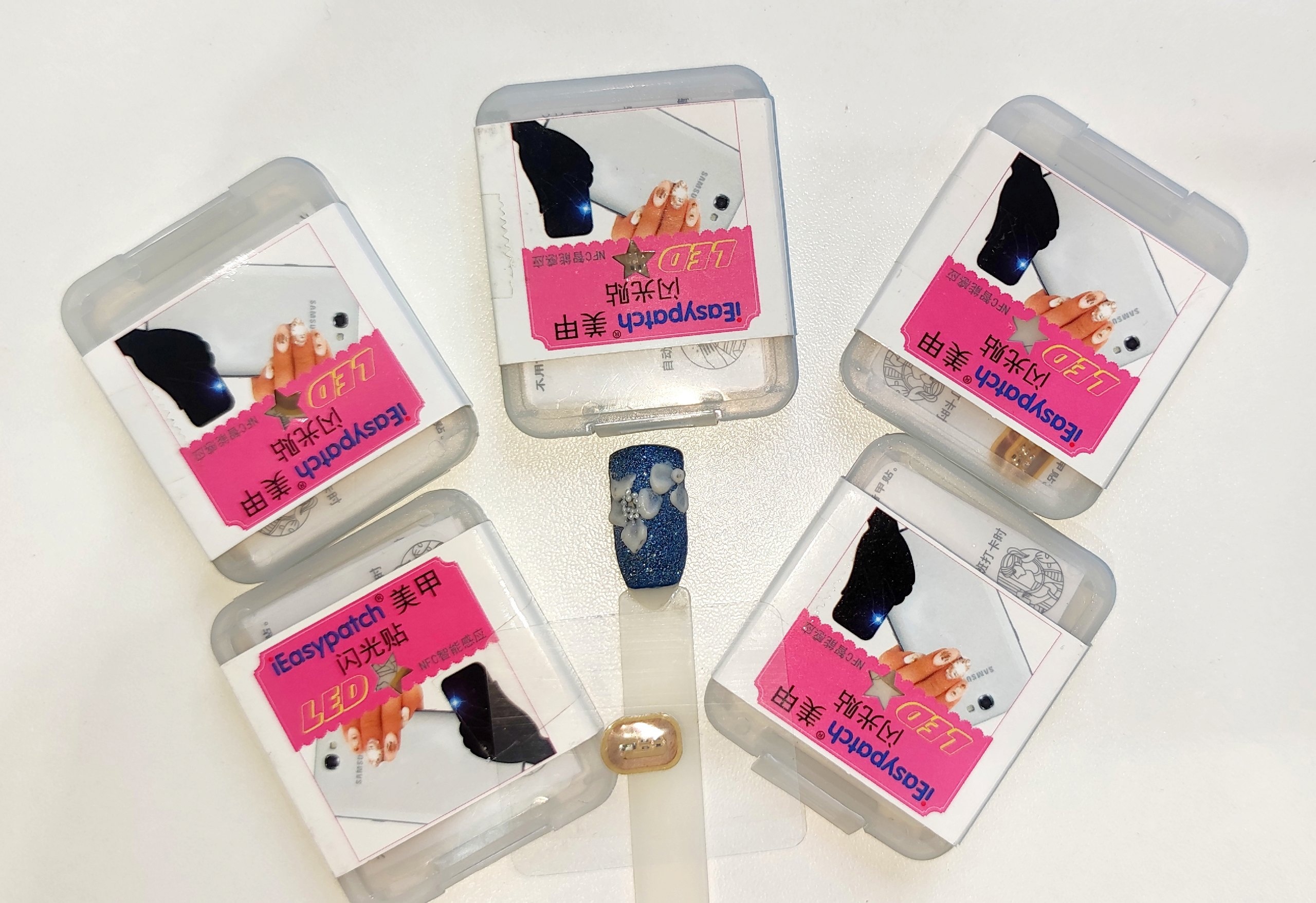 Светодиодные наклейки для ногтей NFC