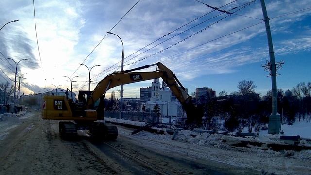 г.Орёл - 01.02.2021г.- Реконструкция моста (Самопал)