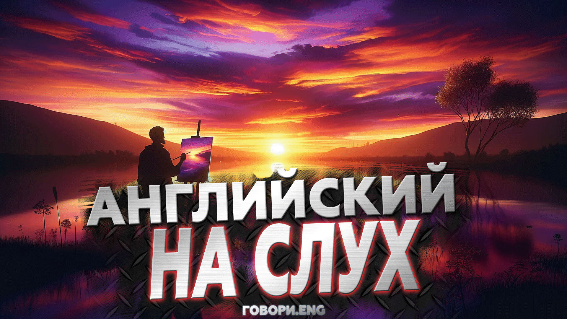 Английский на слух | Художник и закат: Вдохновляющий рассказ на английском 🎨🌇