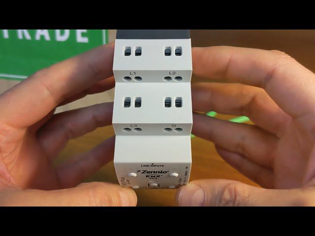 Zennio KES Plus / Счетчик электроэнергии KNX для 1 и 3 фазных сетей