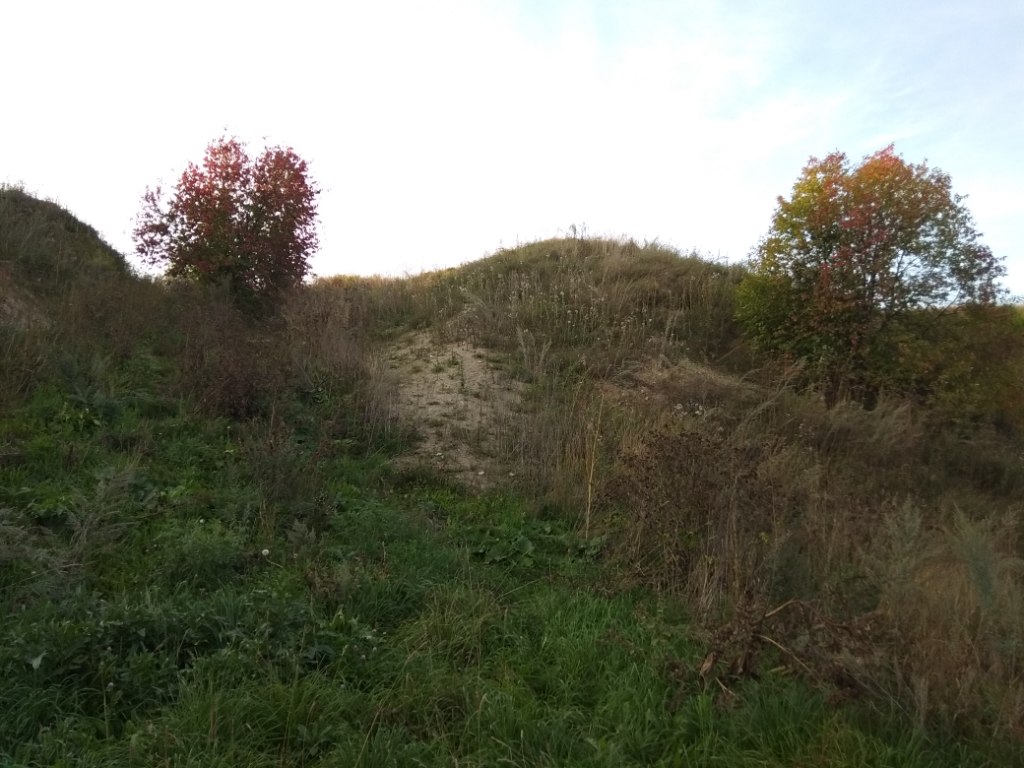 Ориентирование по выгоревшему склону горы