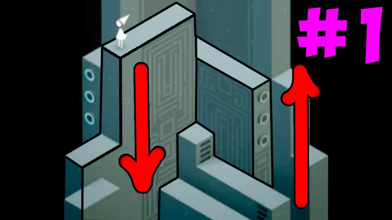 Долина Монументов замысловатая головоломка на  РаббитГуд. Monument Valley 1 серия прохождение игры