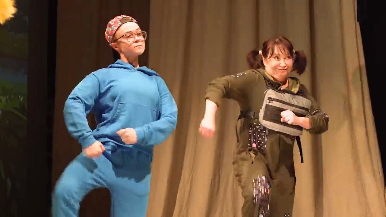 А и Б сидели на трубе, песня из спектакля Солнечная Азбука, стихи Е. Лемеховой, муз М. Гребенщикова