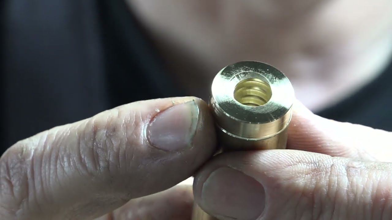 Нарезание резьбы Tr12x3LH, гайка.