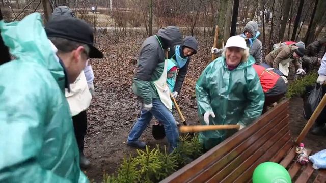№10 В Москве стартовал Всероссийский экологический субботник «Зеленая весна-2016».