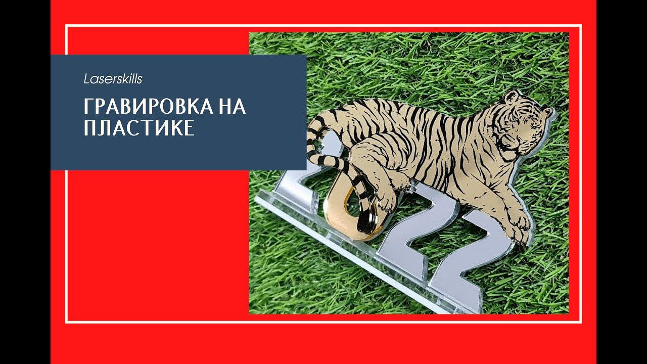 Гравировка на пластике в Москве и Казани | гравировка символа года Тигра