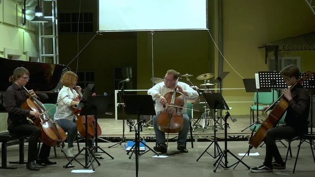 Francisco Tárrega - Recuerdos de la Alhambra - квартет виолончелей