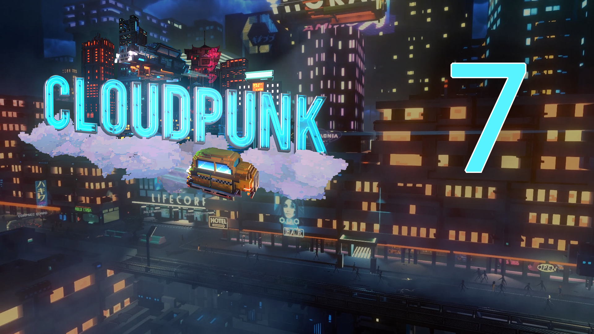 Cloudpunk - Прохождение игры на русском [#7] | PC (2020 г.)