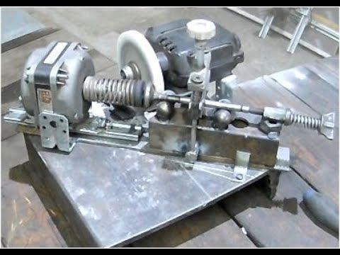 Станочек для шлифовки клапанов.