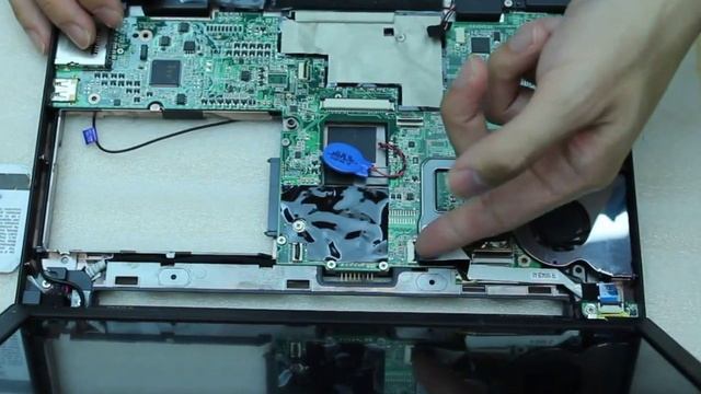 Полная разборка ноутбука lenovo x100 снять с ноутбука жесткий диск материнскую плату