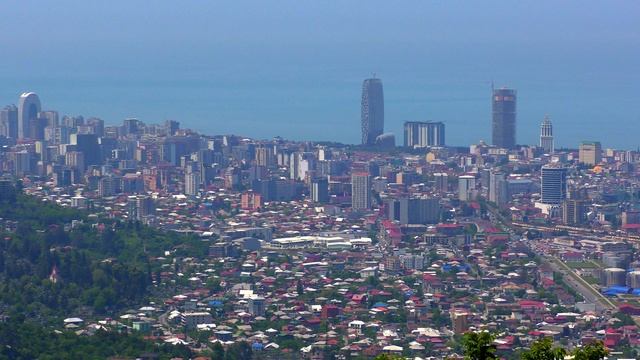 Панорама Батуми с высоты птичьего полета