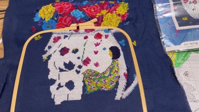 Рукодельная неделя. Почти финиш «Скучаю по цветам» РТО. Путешествие по Беларуси. Вышивка крестом