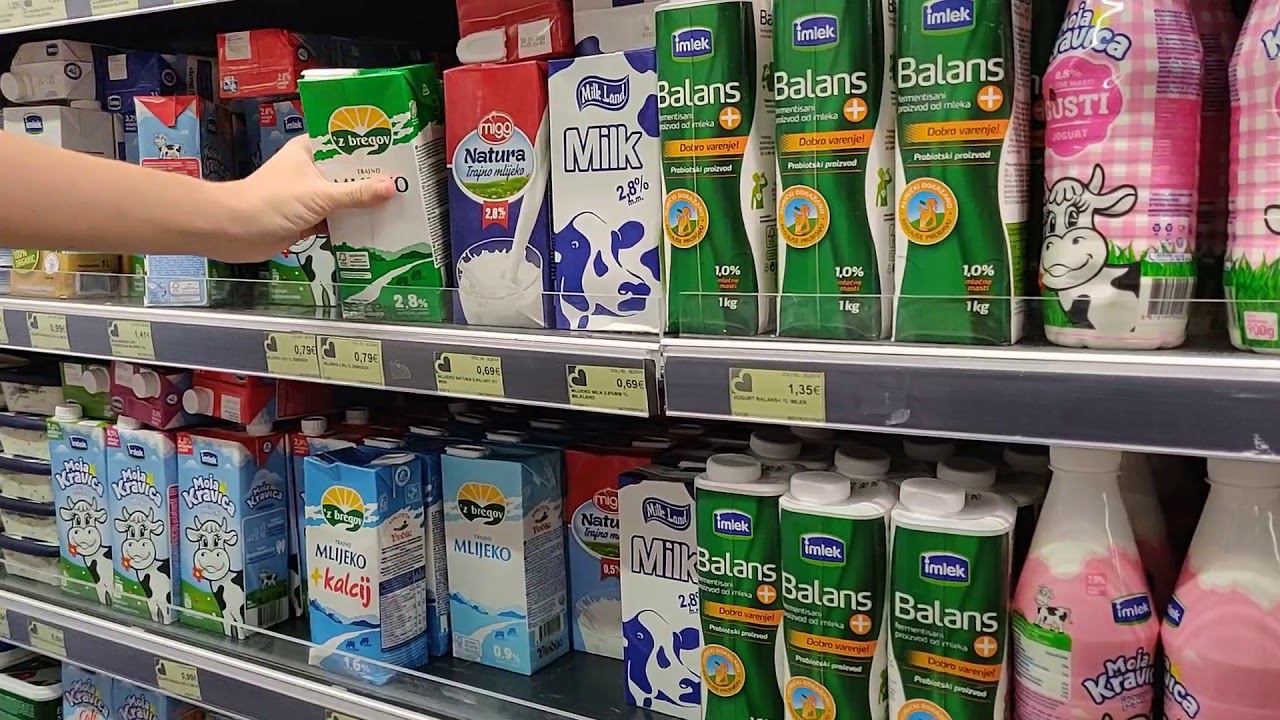 Цены в Черногории. Цены на продукты, магазин Voli, часть 6