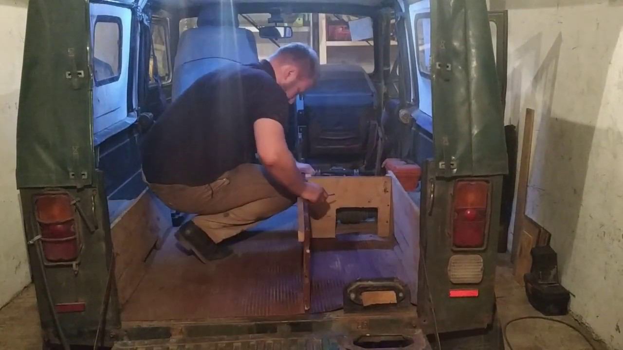 Сборка второго пола. ФАЛЬШПОЛ в багажник ЛуАЗа