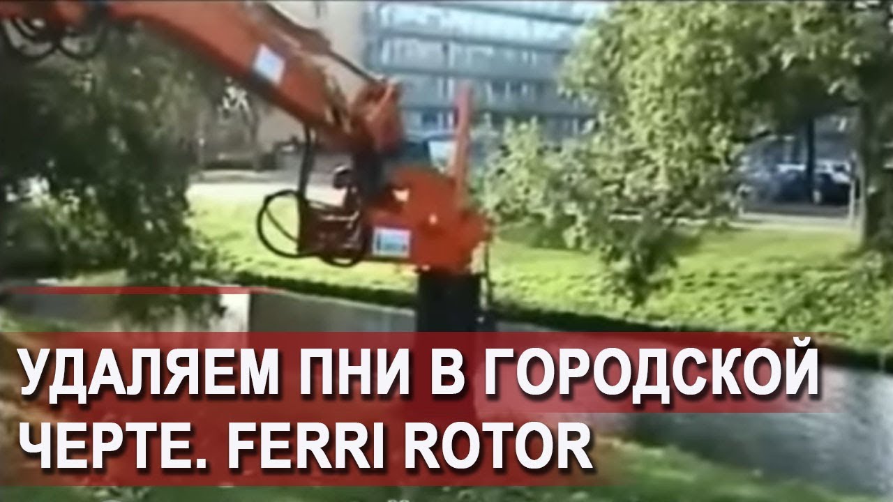 удаление пней