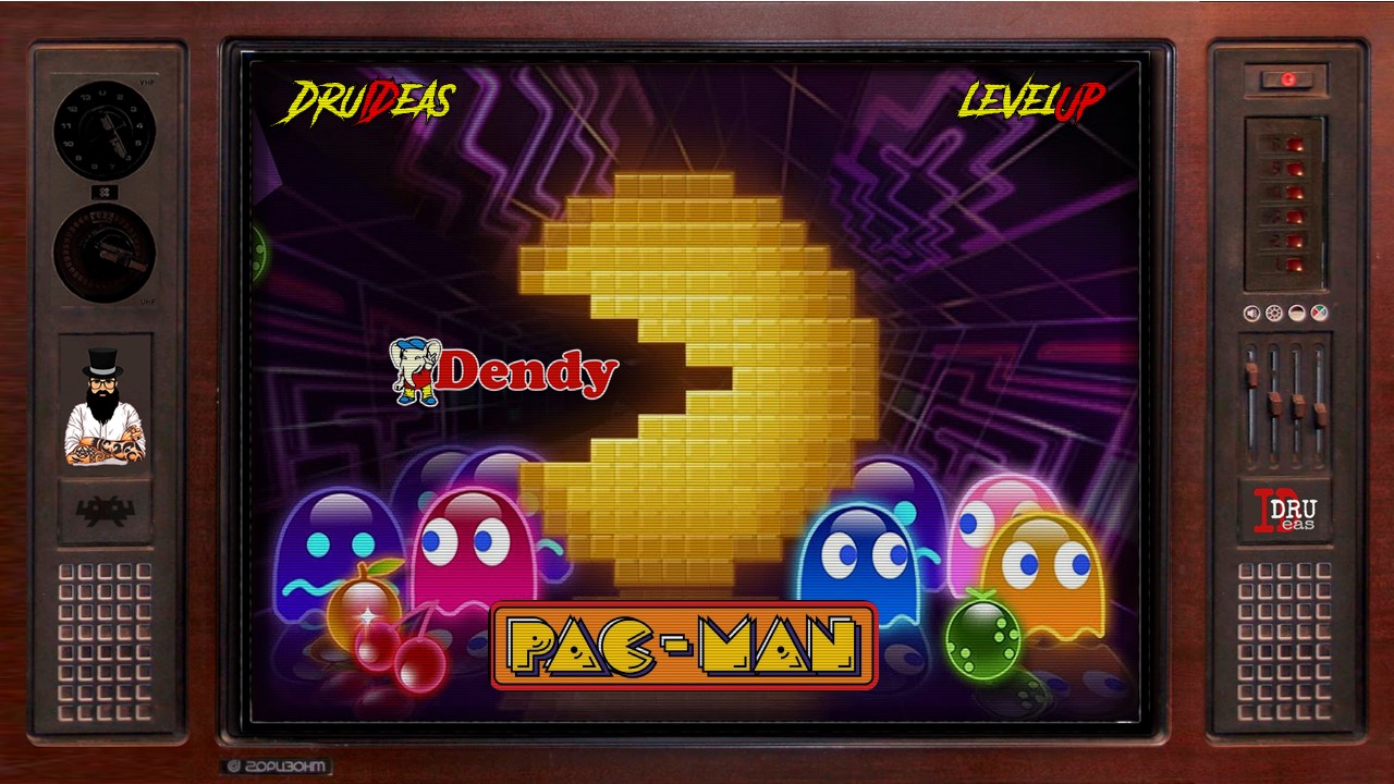 PAC-MAN | ПАКМАН | DruIDeas | LEVEL UP | NES | DENDY