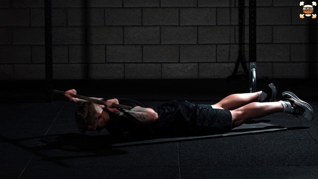 Жим палки из за головы