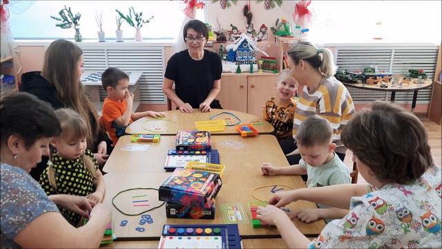 Занятие с детьми и их мамами и бабушками.