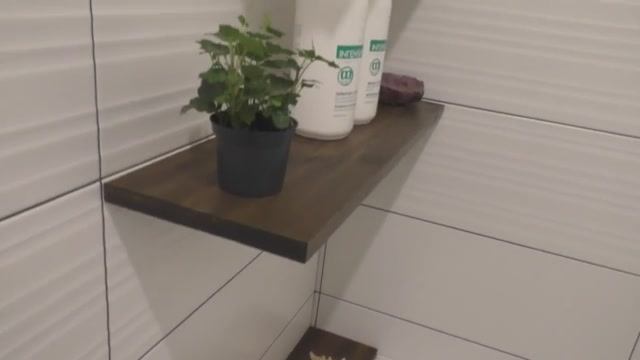 Полки со скрытым креплением в ванную комнату своими руками.