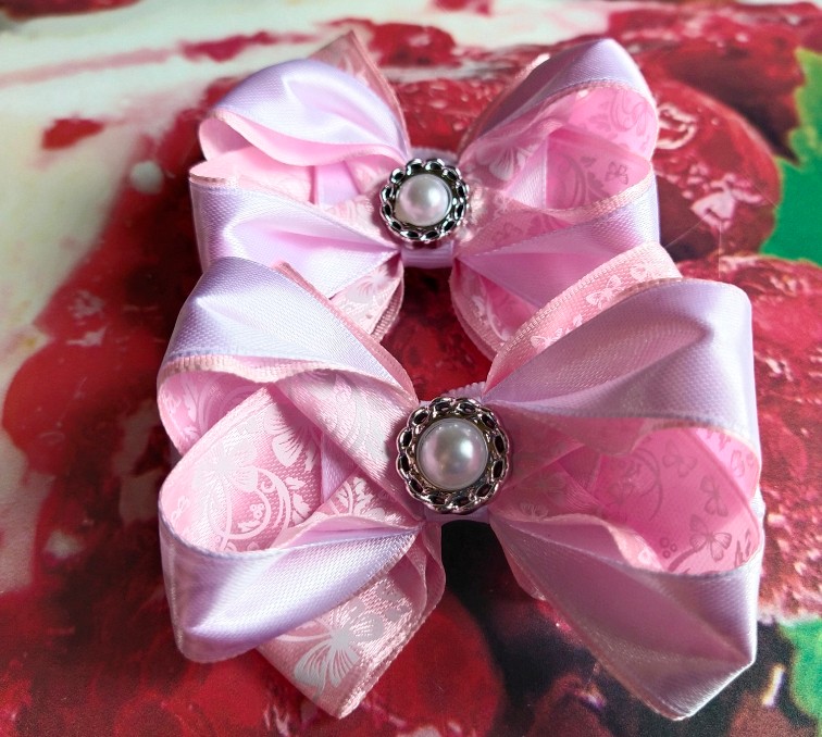 #Бантики малютки #канзаши из  ленты 2,5см