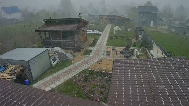 Подмосковье. Снег в мае 2024.