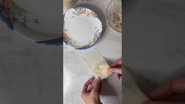 Закусочные конвертики из рисовой бумаги