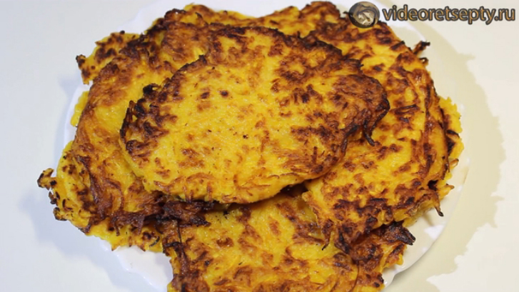 Оладьи из тыквы - Pumpkin fritters
