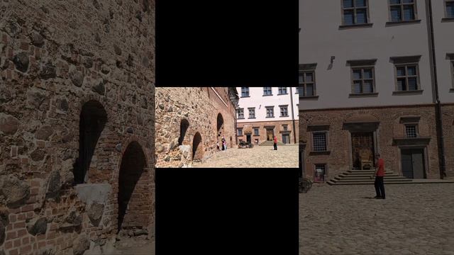 Красивый внутренний двор Мирского замка